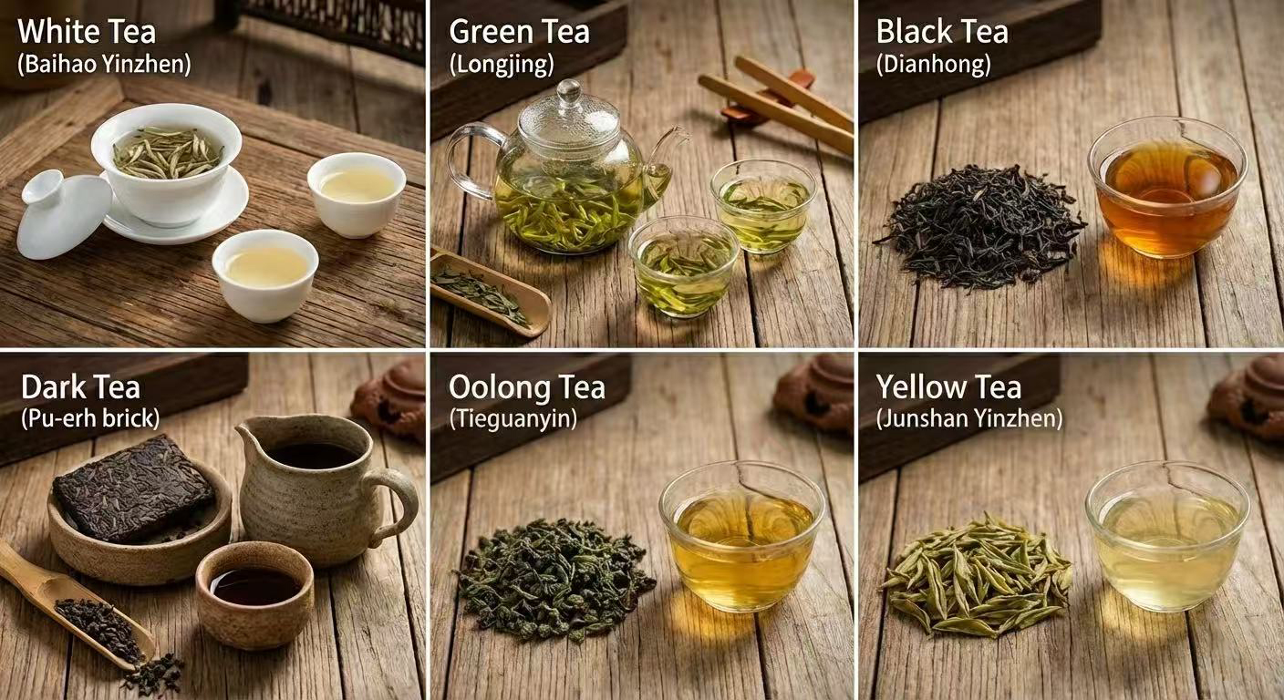 The Ultimate Guide to Chinese Tea Classification: 6 Major Types ...